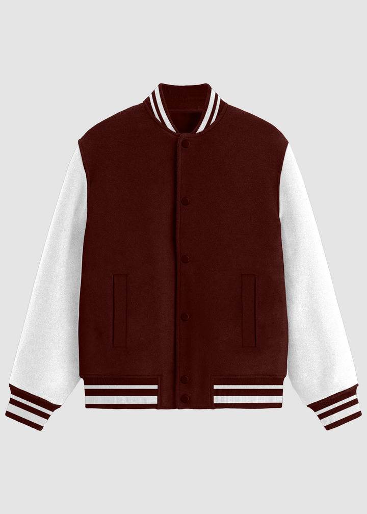 Maroon Varsity Jacket – TeeTalkies
